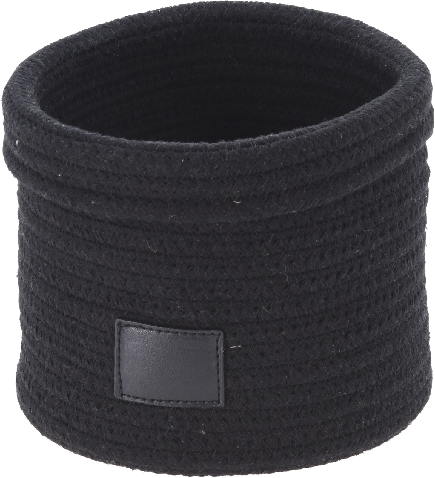 Petit panier tressé ELYS | ton noir | 516929-0