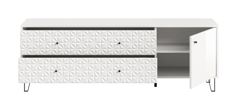 Meuble bas PRISMA | blanc ultra brillant - blanc | 537721-0